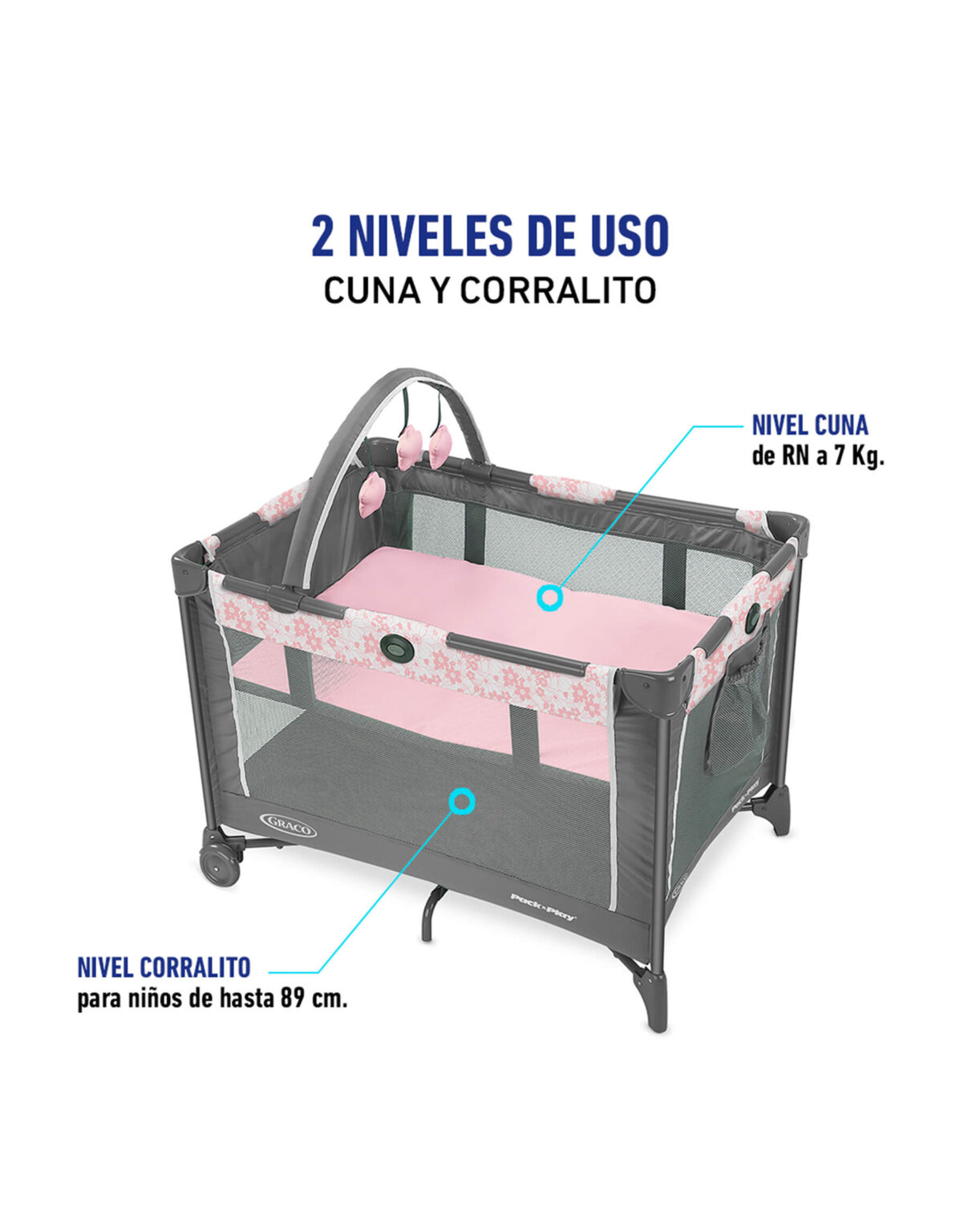 Cuna corralito On The Go Kate | Graco Baby