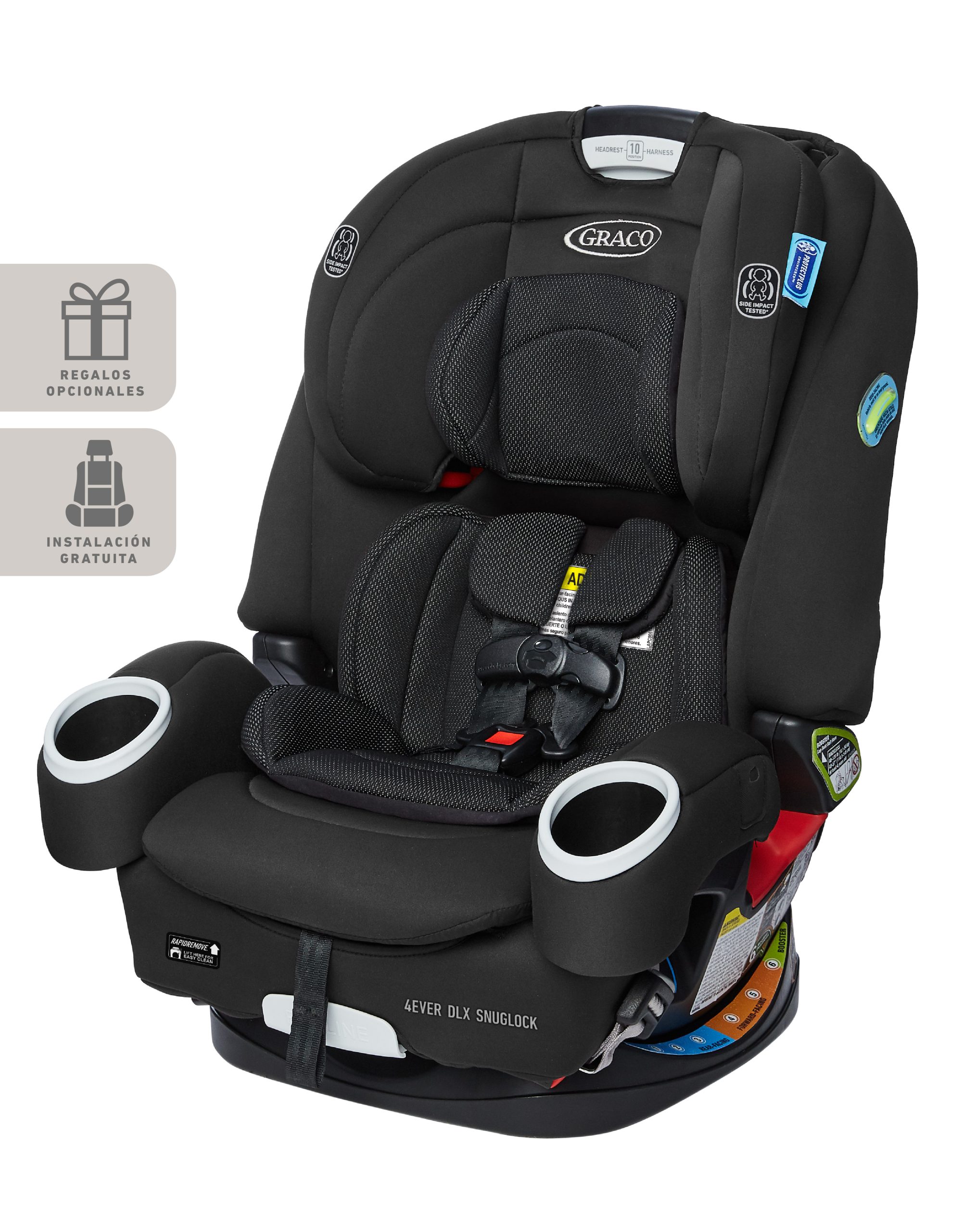 Asiento para auto 4ever Snuglock 4en1 Tomlin + REGALO | Graco Baby Py
