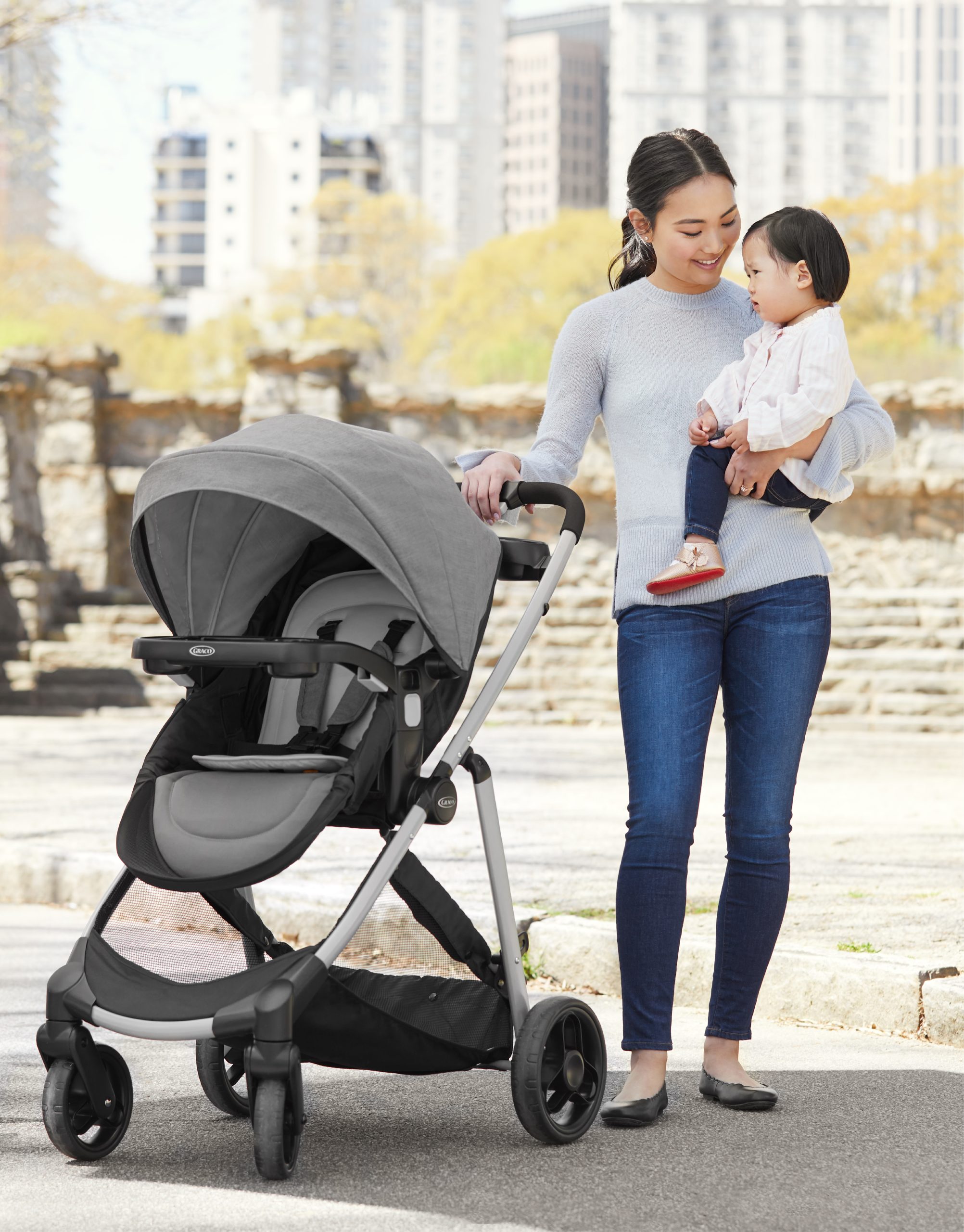 Carrito + Baby Seat Modes Element 3 en 1 Lanier Graco Py