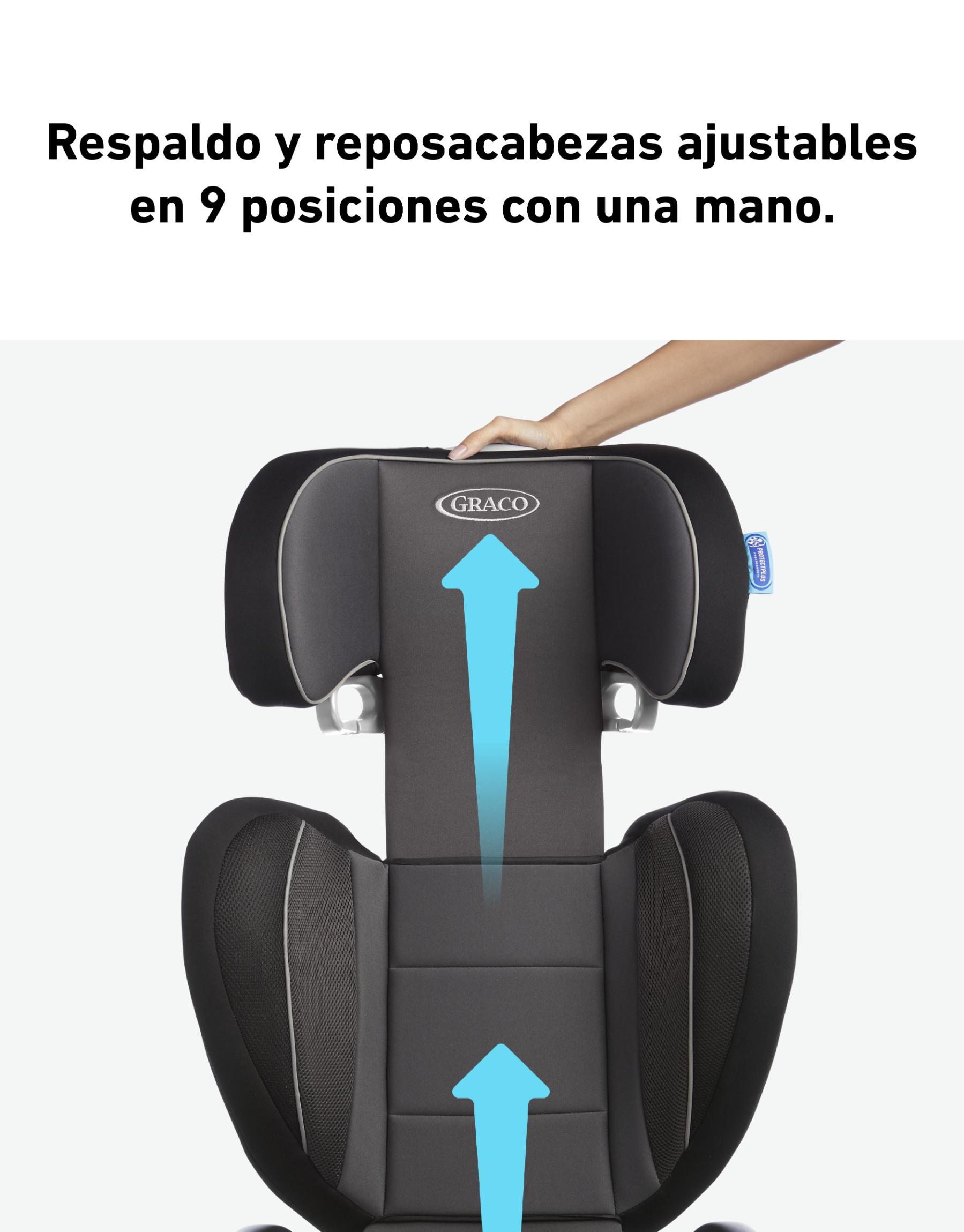 Asiento para Auto Elevador c/ respaldo TurboBooster Stretch Spencer ...